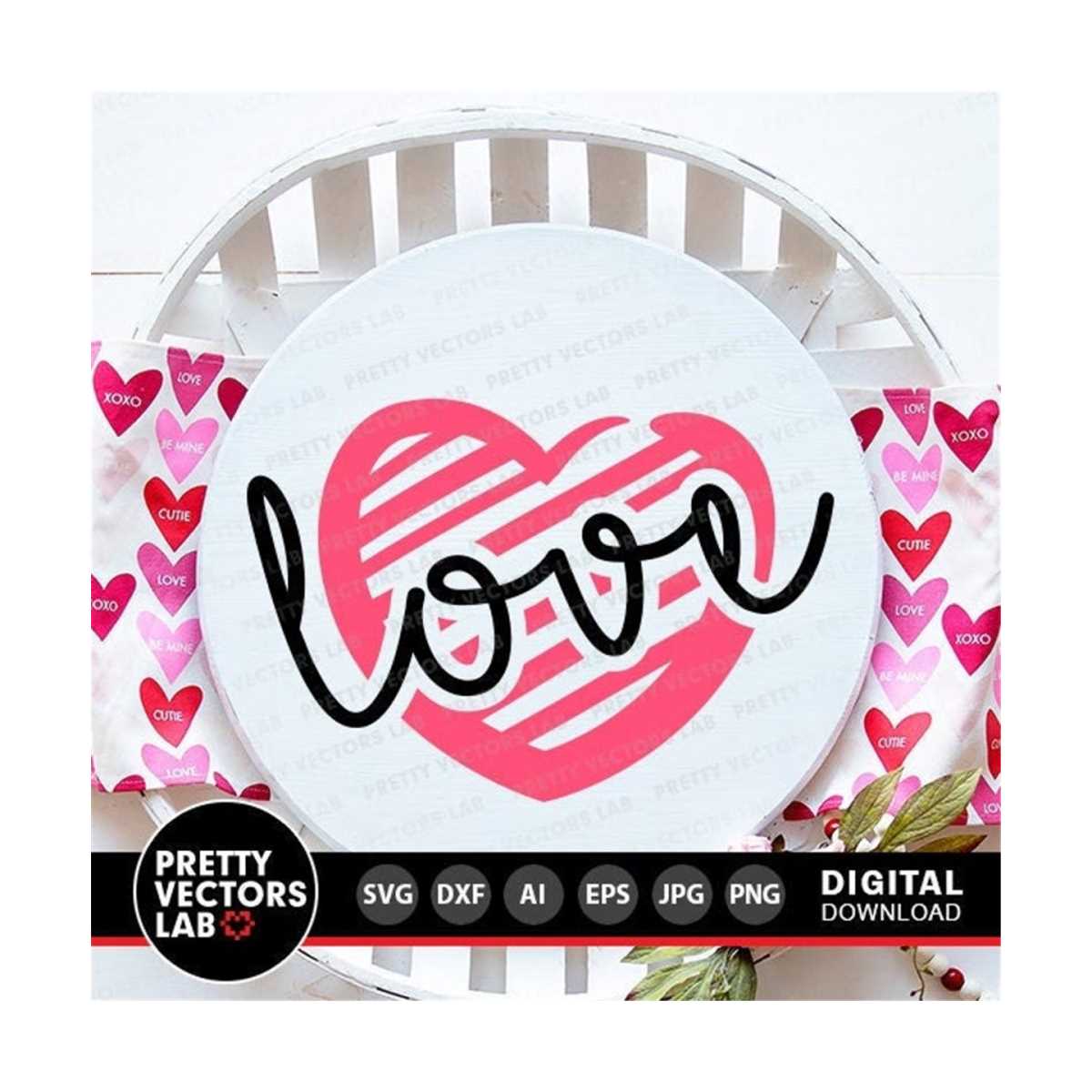 Love Svg, Girls Valentine Cut Files, Valentine's Day Svg, Dx - Inspire ...