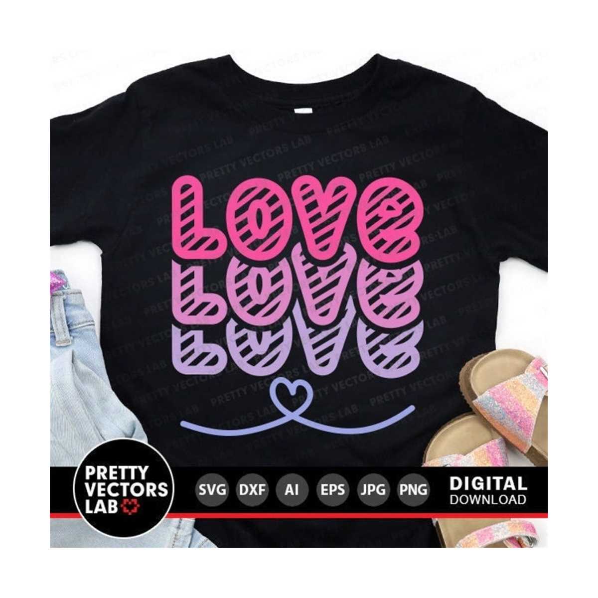 Love Svg, Valentine's Day Svg, Valentine Cut Files, Girls Sv | Inspire ...