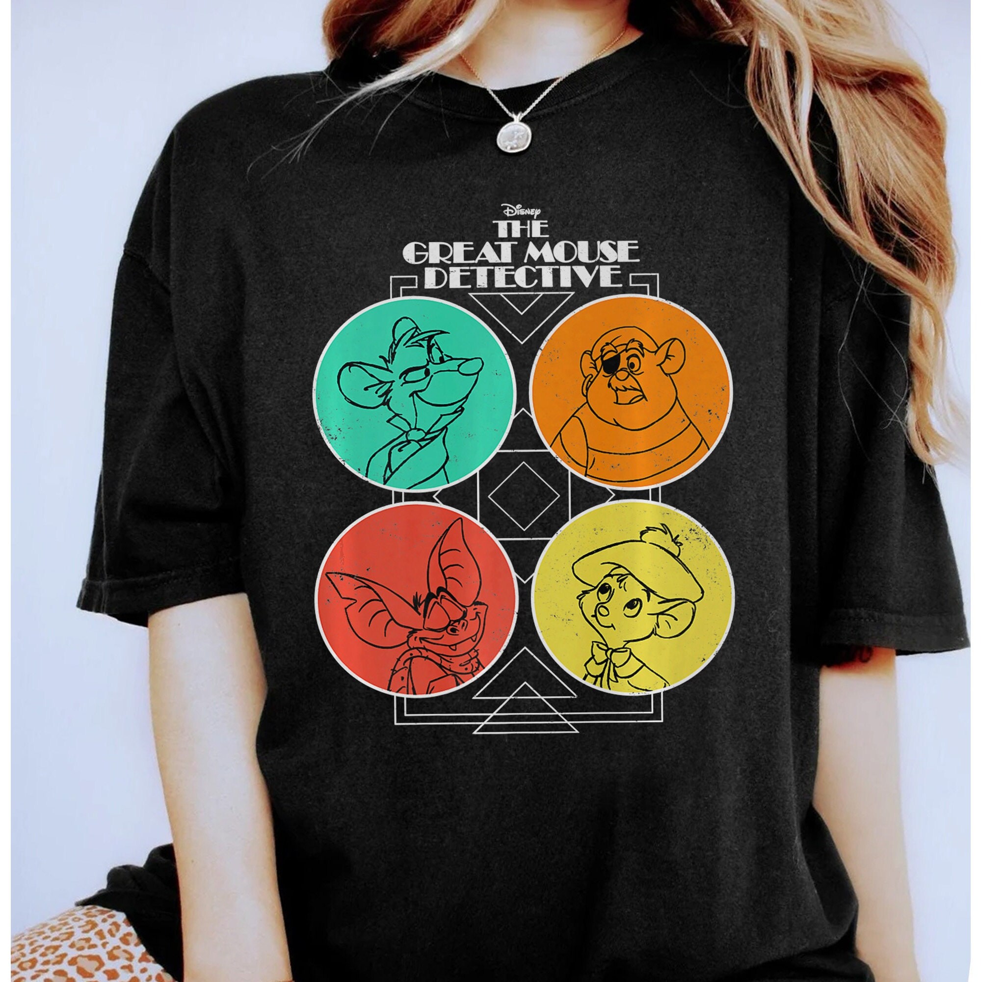 Disney The Great Mouse Detective Characters Squad Shirt, Mag | Inspire ...