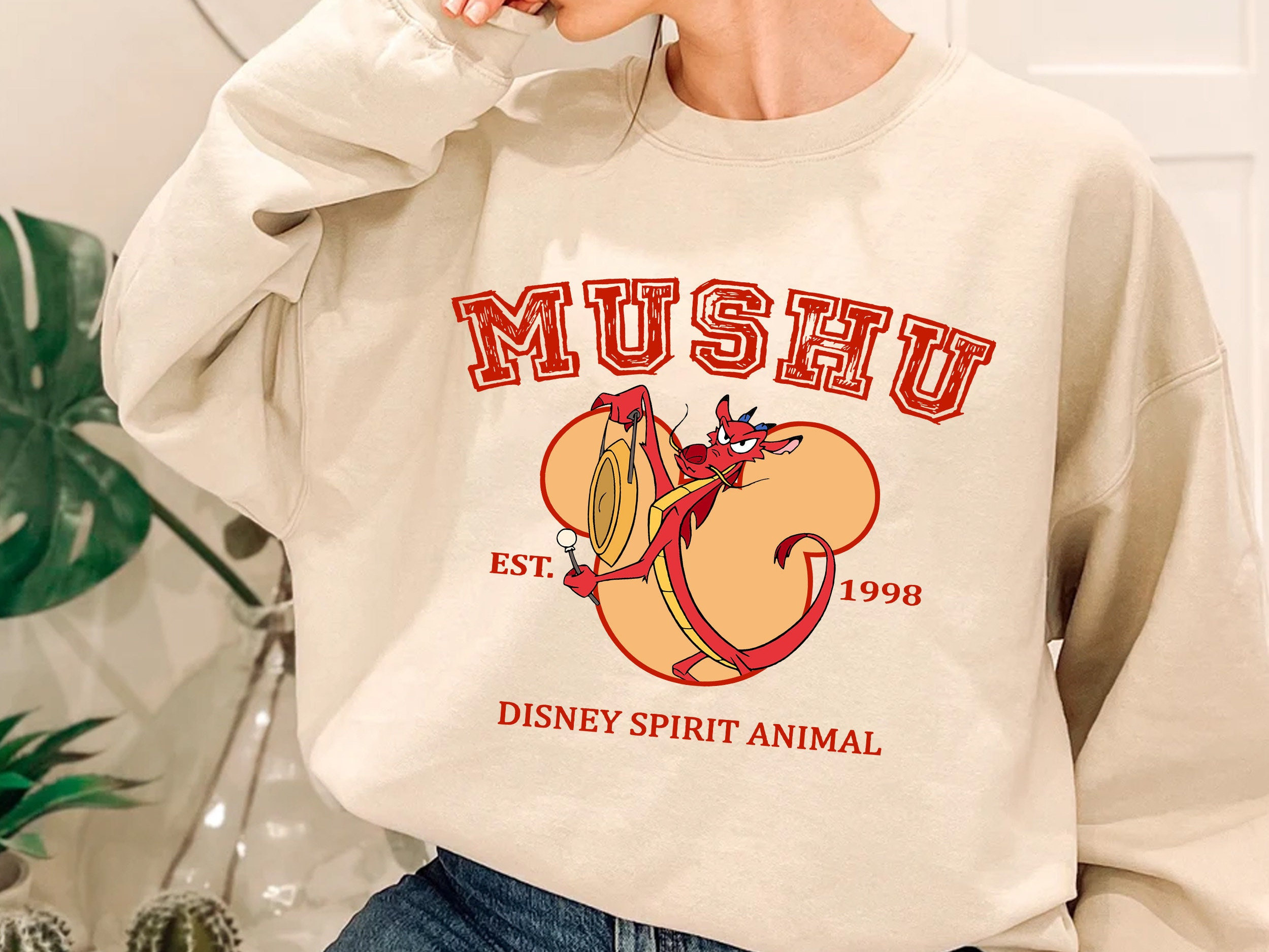 Funny Disney Mulan Characters Mushu Dragon Pose Shirt, Disne | Inspire ...