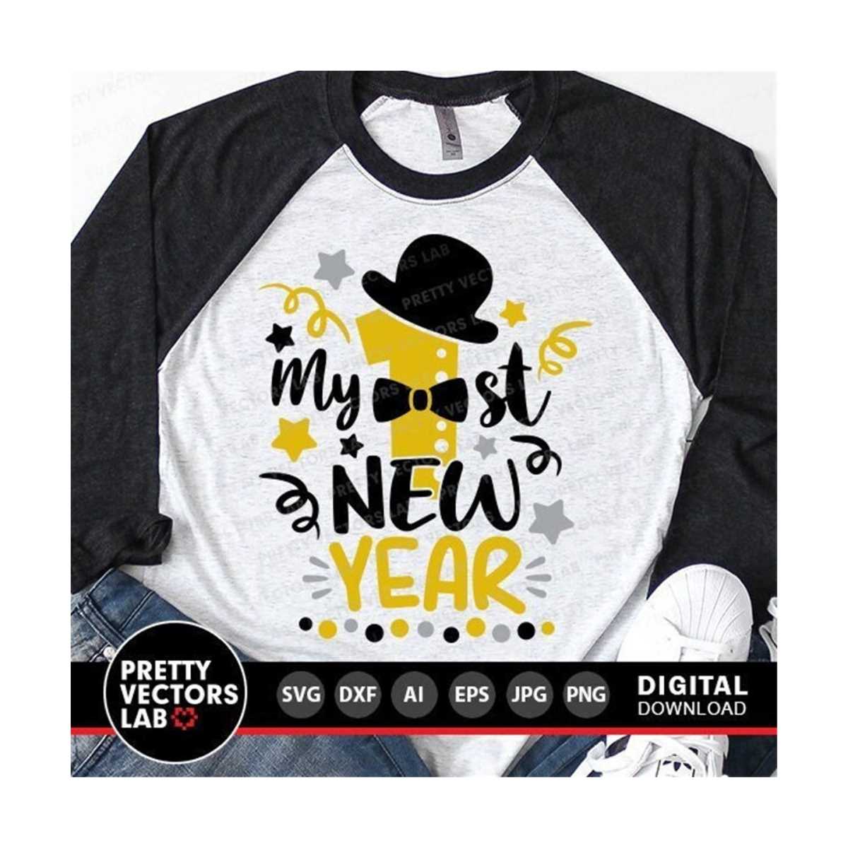 My 1st New Year Svg, My First New Year Svg, Boys New Year Sv | Inspire ...