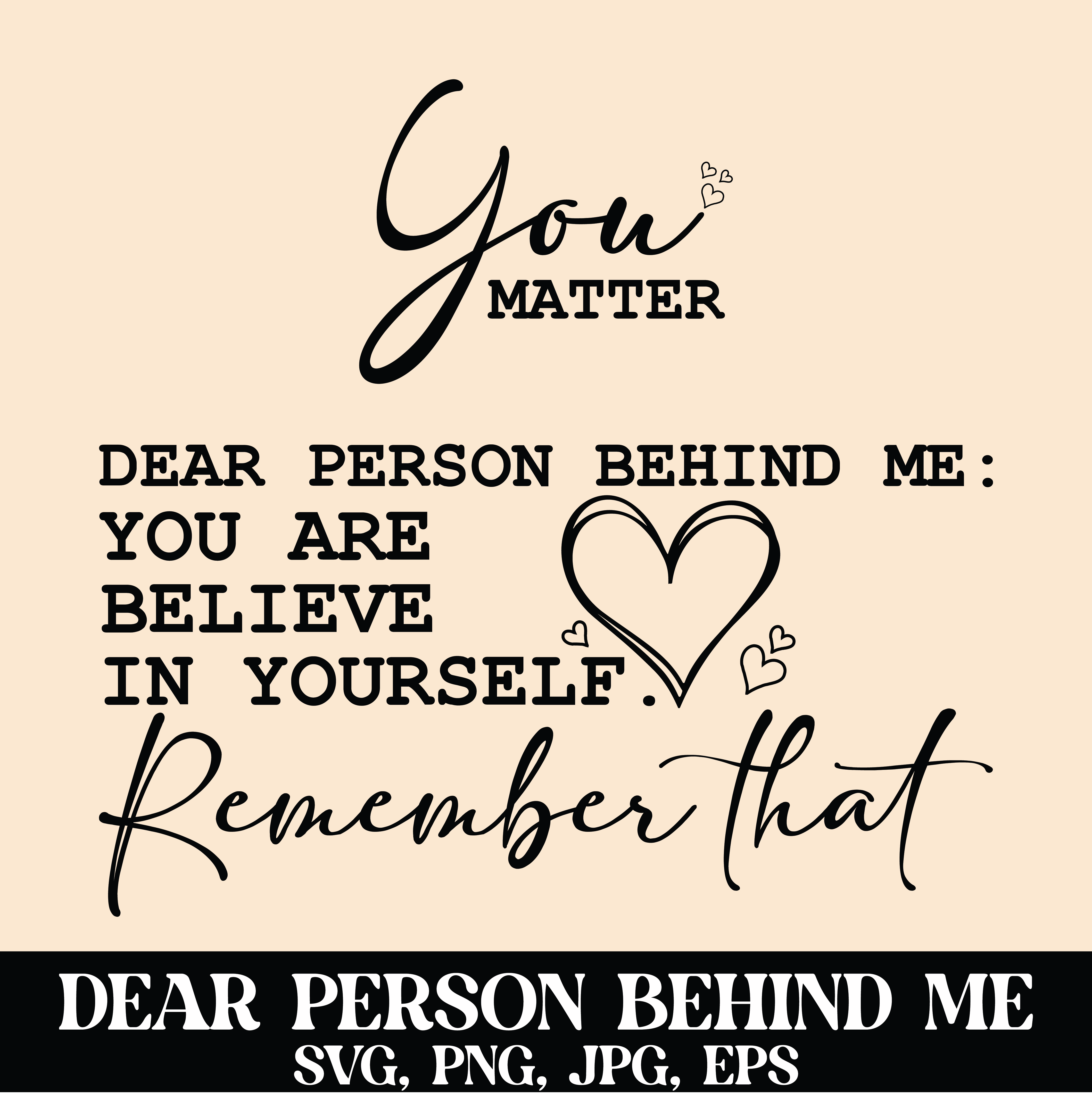 person behind me svg - Inspire Uplift