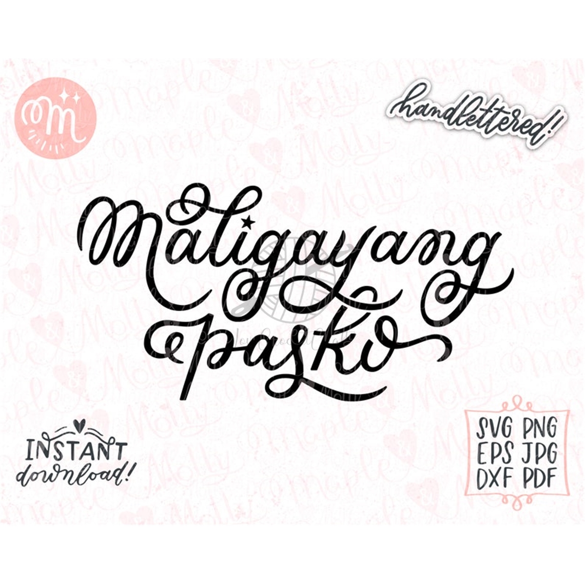 Maligayang Pasko Svg, Merry Christmas Svg, Tagalog Svg, Fili - Inspire ...