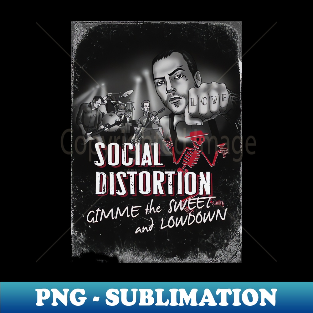 Gimme The Sweet Social Distortion - PNG Transparent Sublimat | Inspire ...