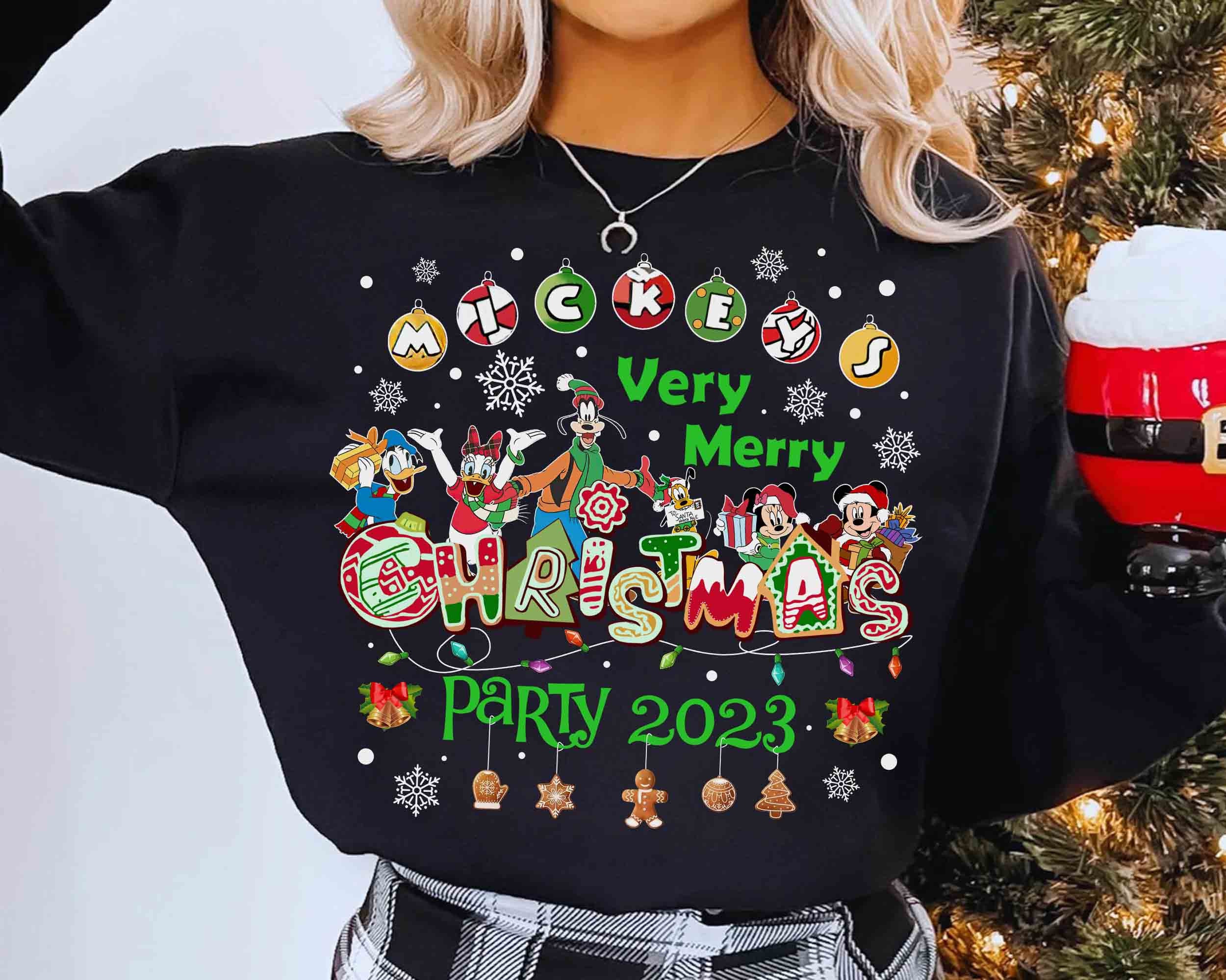 Mickeys Very Merry Christmas Party 2023 Ginger Cookies T-Shi - Inspire ...