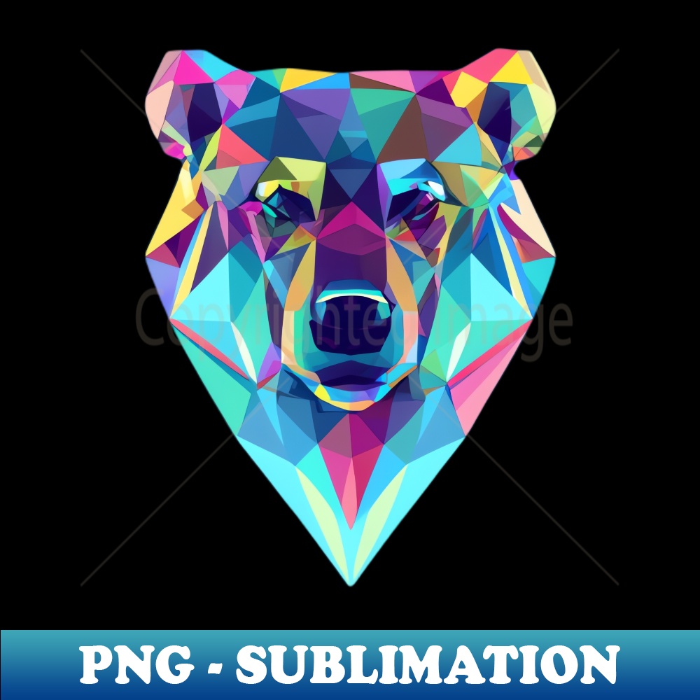 Color bear - PNG Transparent Sublimation Design - Revolution | Inspire ...