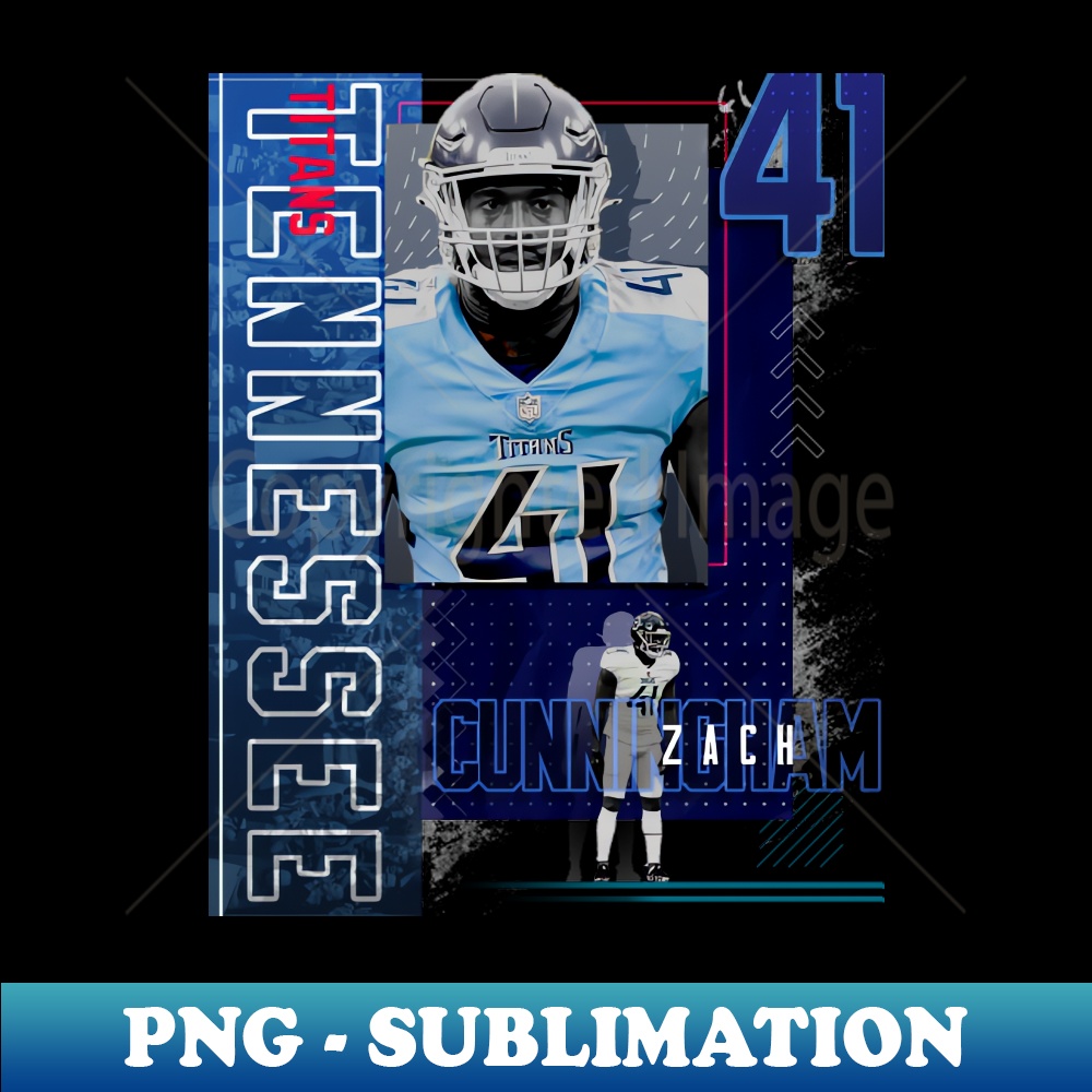 Zach Cunningham Football Paper Poster Titans 2 - Professiona - Inspire ...