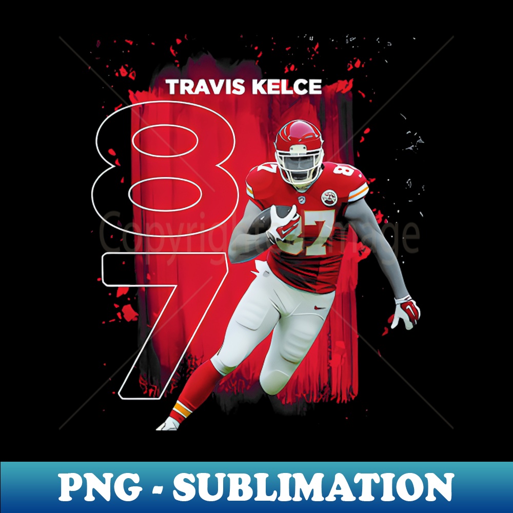 Travis Kelce Artwork - Artistic Sublimation Digital File - C - Inspire ...