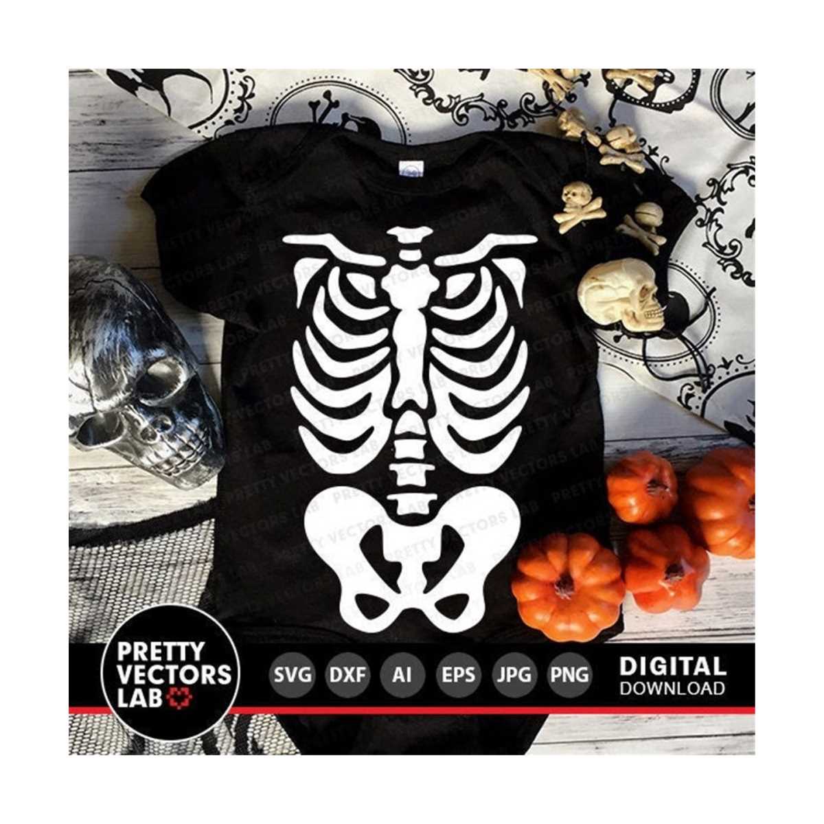 Skeleton Svg, Halloween Cut Files, Baby Halloween Svg, Skele | Inspire ...