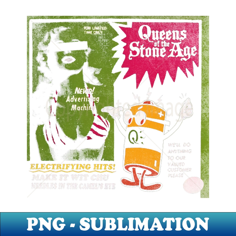 PArt I QOTSA POster - PNG Transparent Digital Download File - Inspire ...