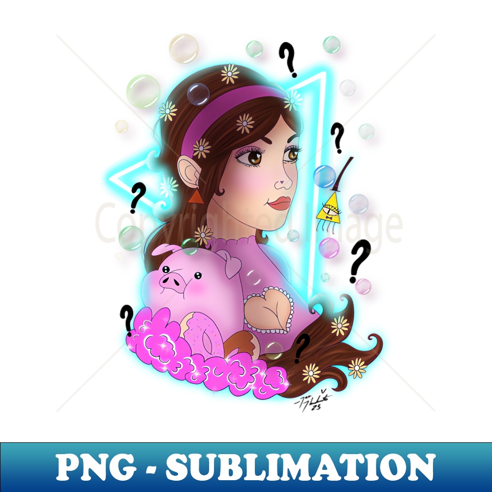 Gravity Falls Mabel Fan Art - Creative Sublimation PNG Downl - Inspire ...
