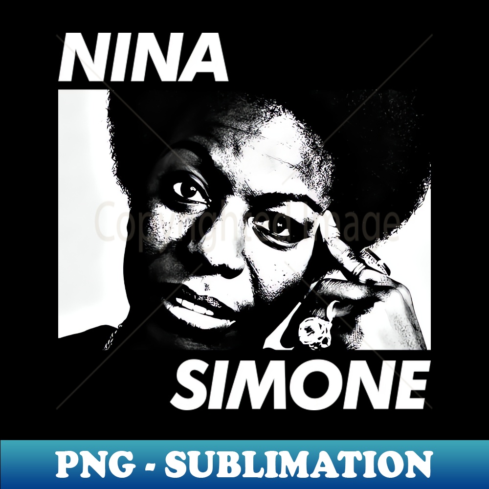 Nina Simone - Signature Sublimation PNG File - Enhance Your | Inspire ...