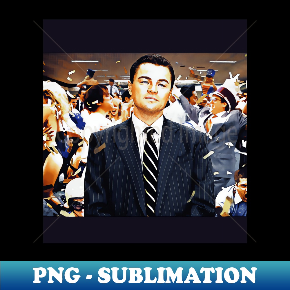 Leo Wolf of Wall Street - PNG Transparent Sublimation File - | Inspire ...