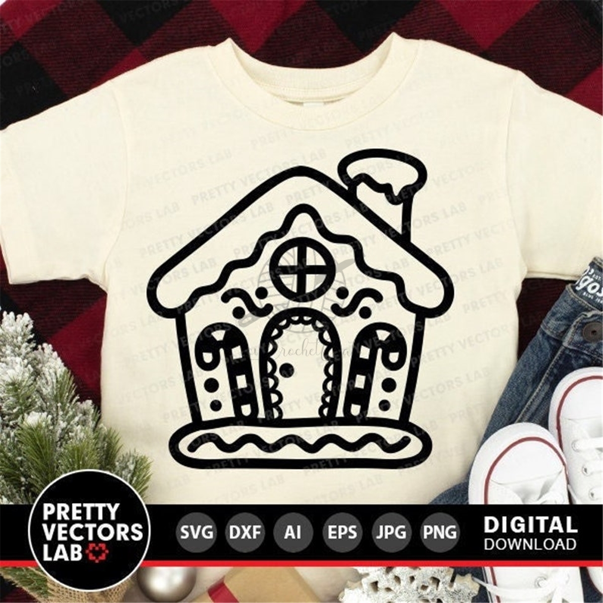 Gingerbread House Svg, Christmas Svg Dxf Eps Png, Ginger Coo | Inspire ...