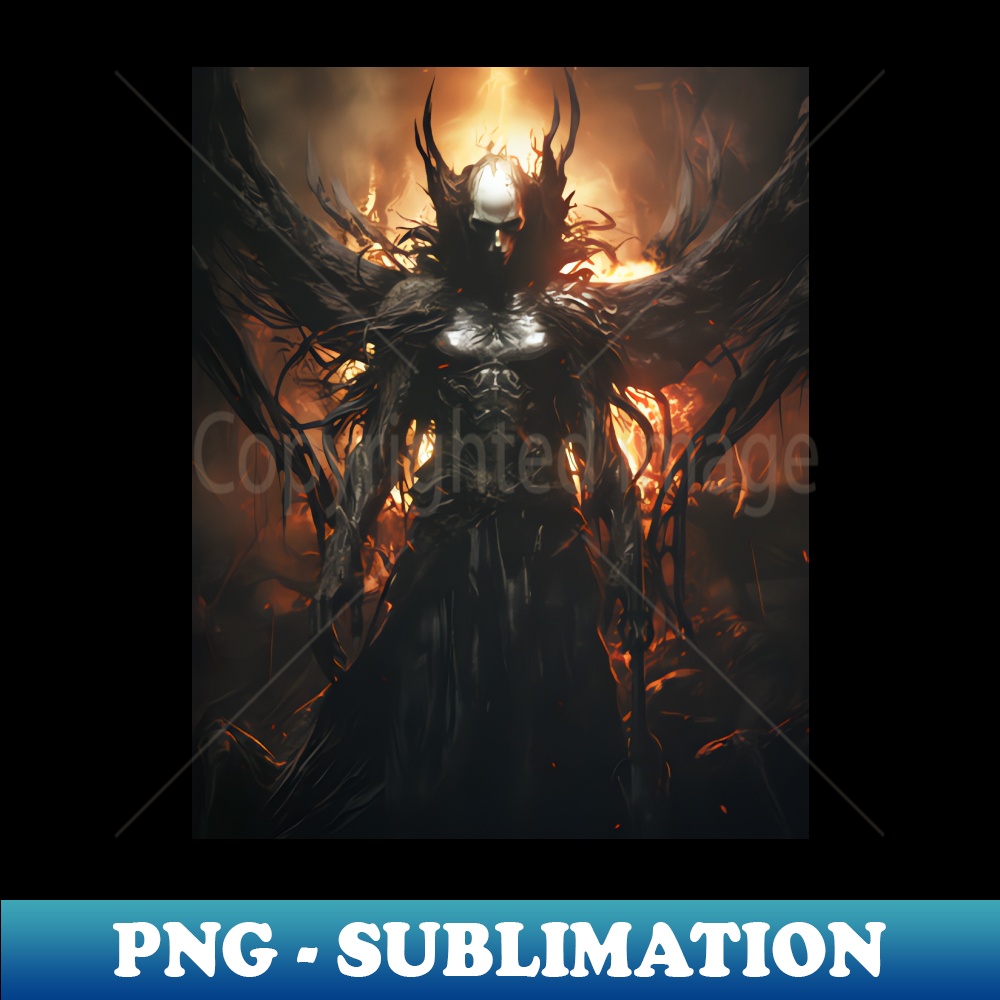 Fiery Wrath of the Infernal - Exclusive PNG Sublimation Down - Inspire ...