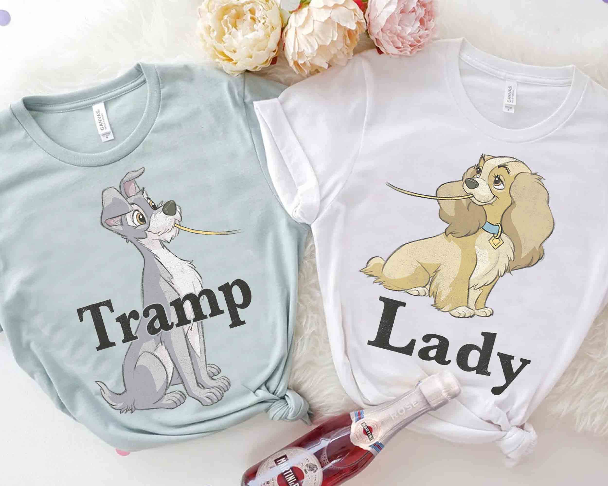 Retro Disney Lady And The Tramp Spaghetti Couples Matching T | Inspire ...
