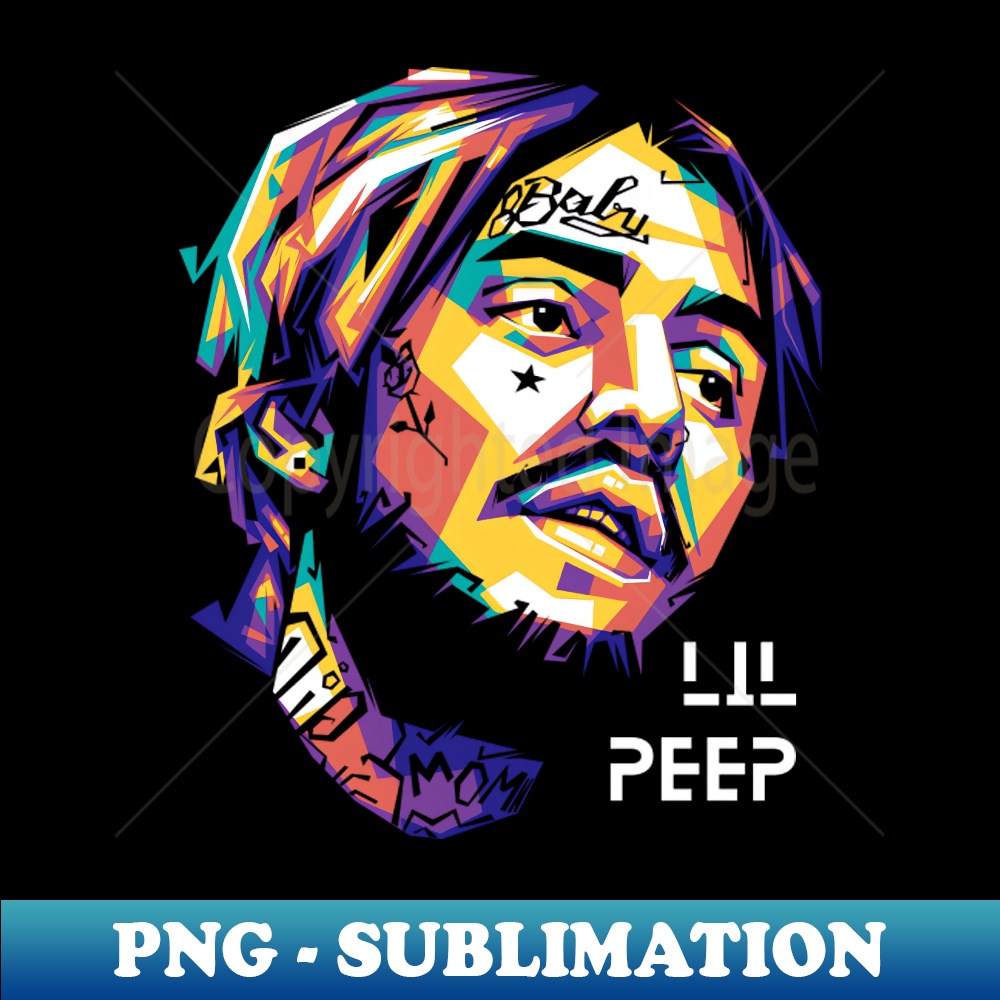 American Rapper Lil Peep WPAP Pop Art - Signature Sublimati | Inspire ...