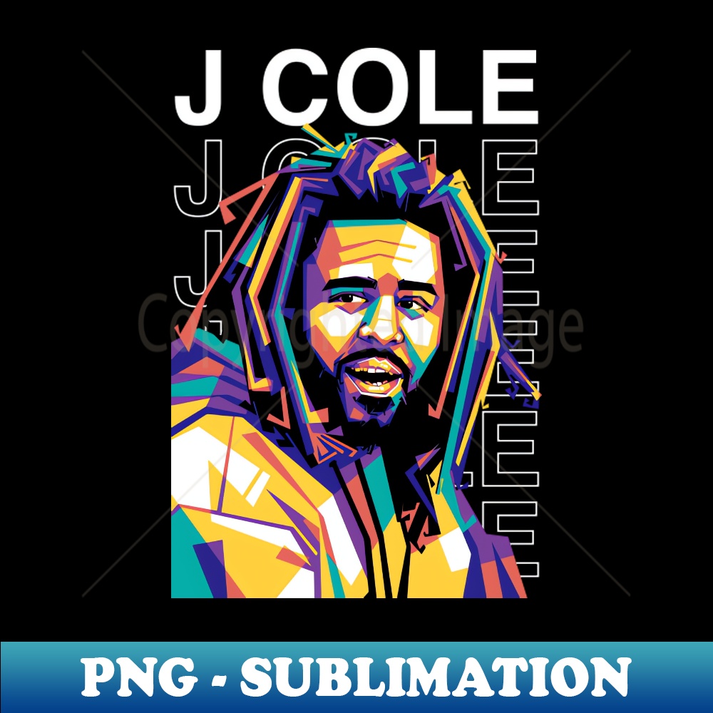 Amreican Rapper J Cole WPAP Pop Art - Vintage Sublimation PN | Inspire ...