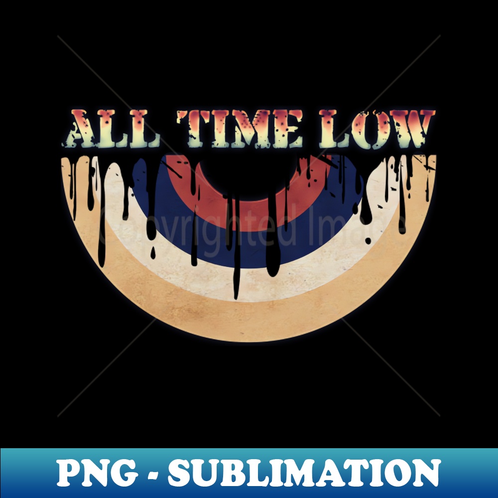 Melted Vinyl - All Time - PNG Transparent Sublimation Design - Inspire ...