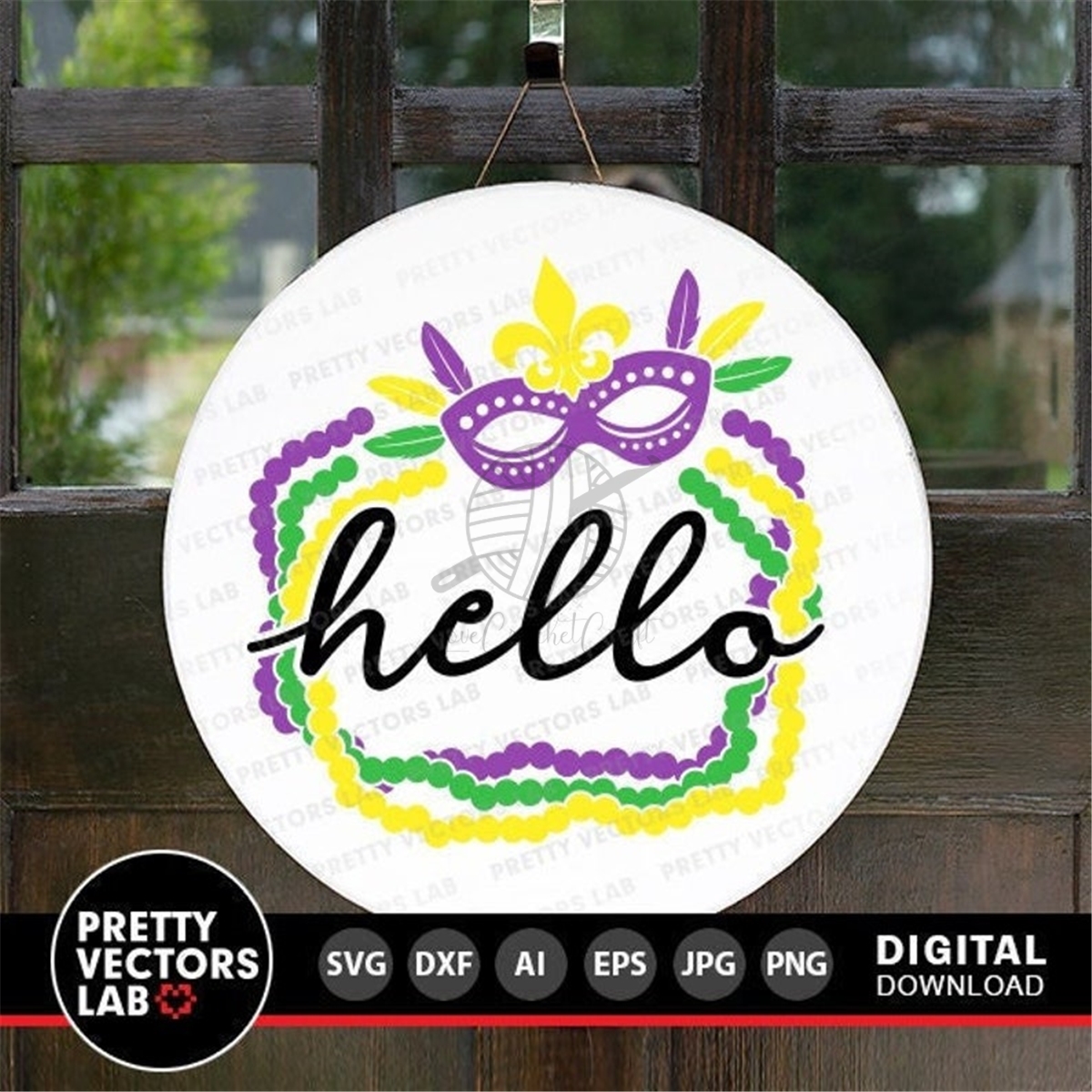 Mardi Gras Svg, Welcome Cut Files, Mardi Gras Svg Dxf Eps Pn - Inspire Uplift