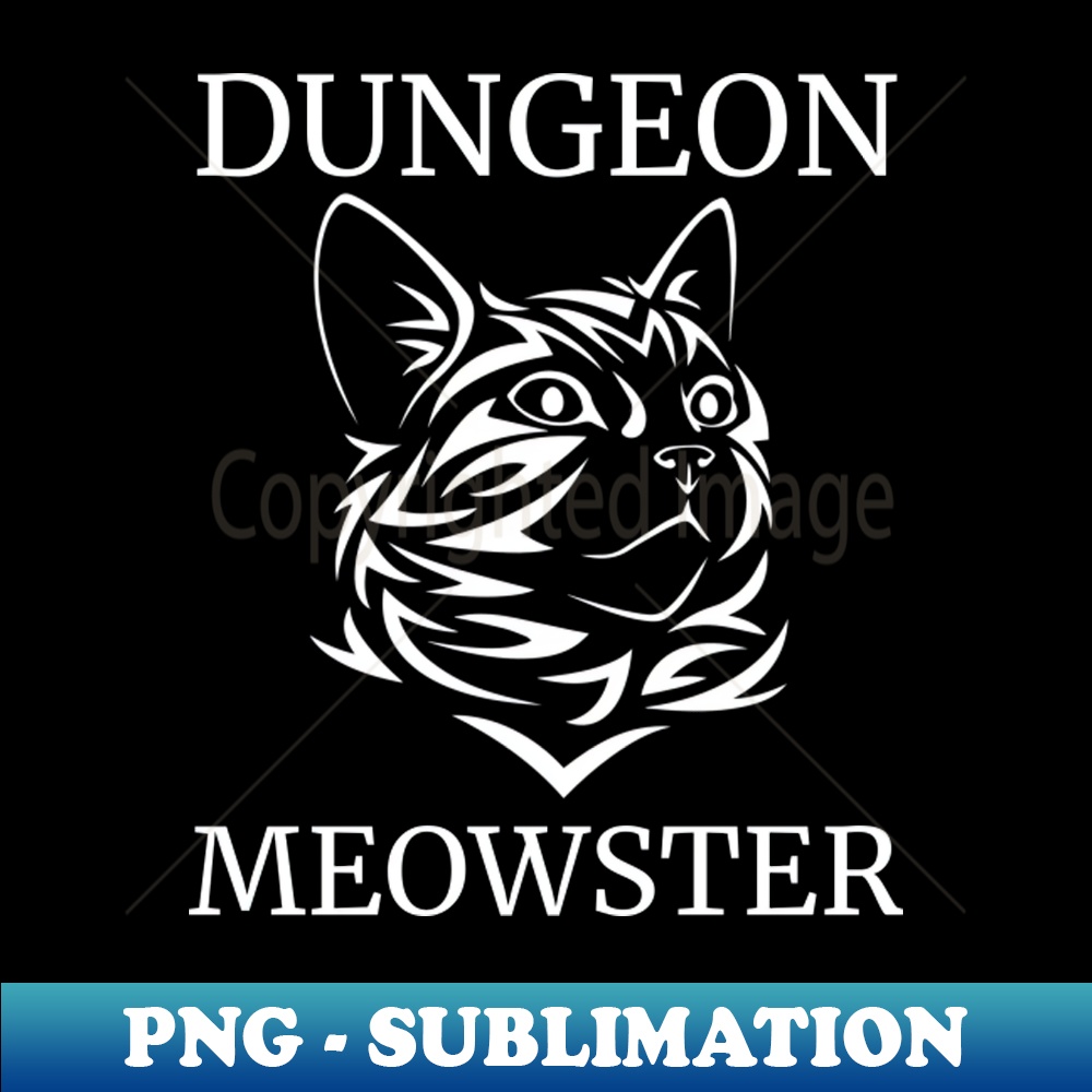 Dungeon Moewster Humor Cat Silhouette Quote Fun RPG Master - | Inspire ...