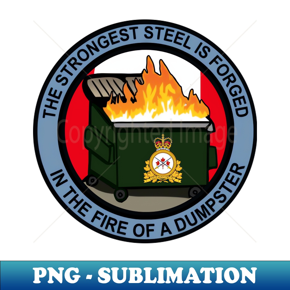 Army Dumpster Fire - PNG Transparent Sublimation File - Vibr | Inspire ...