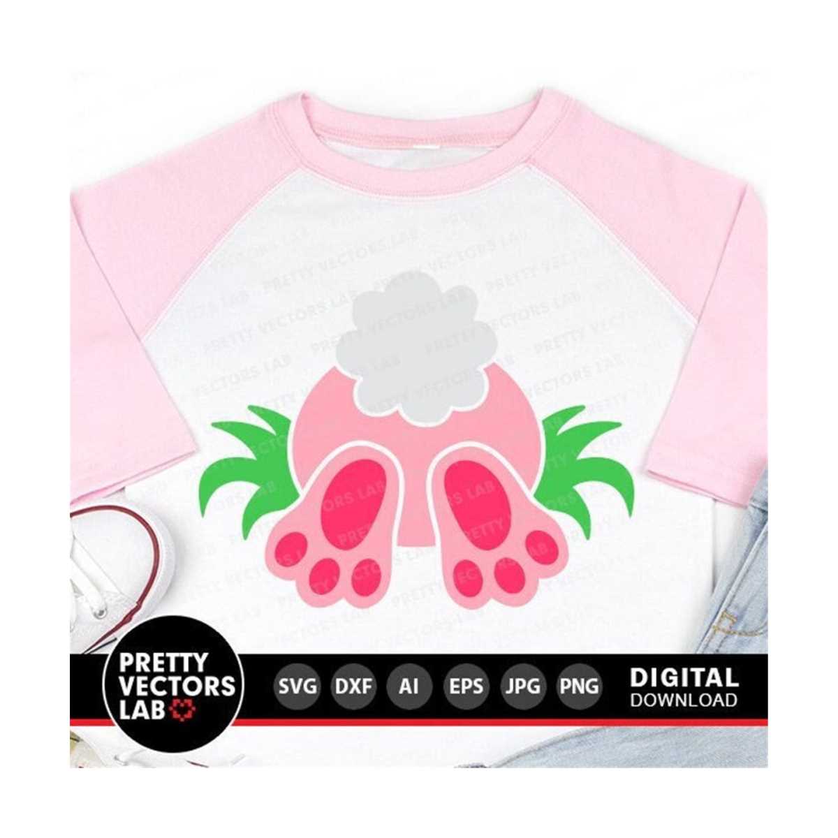 Easter Svg, Bunny Cut Files, Bunny Tail Svg Dxf Eps Png, Cot | Inspire ...