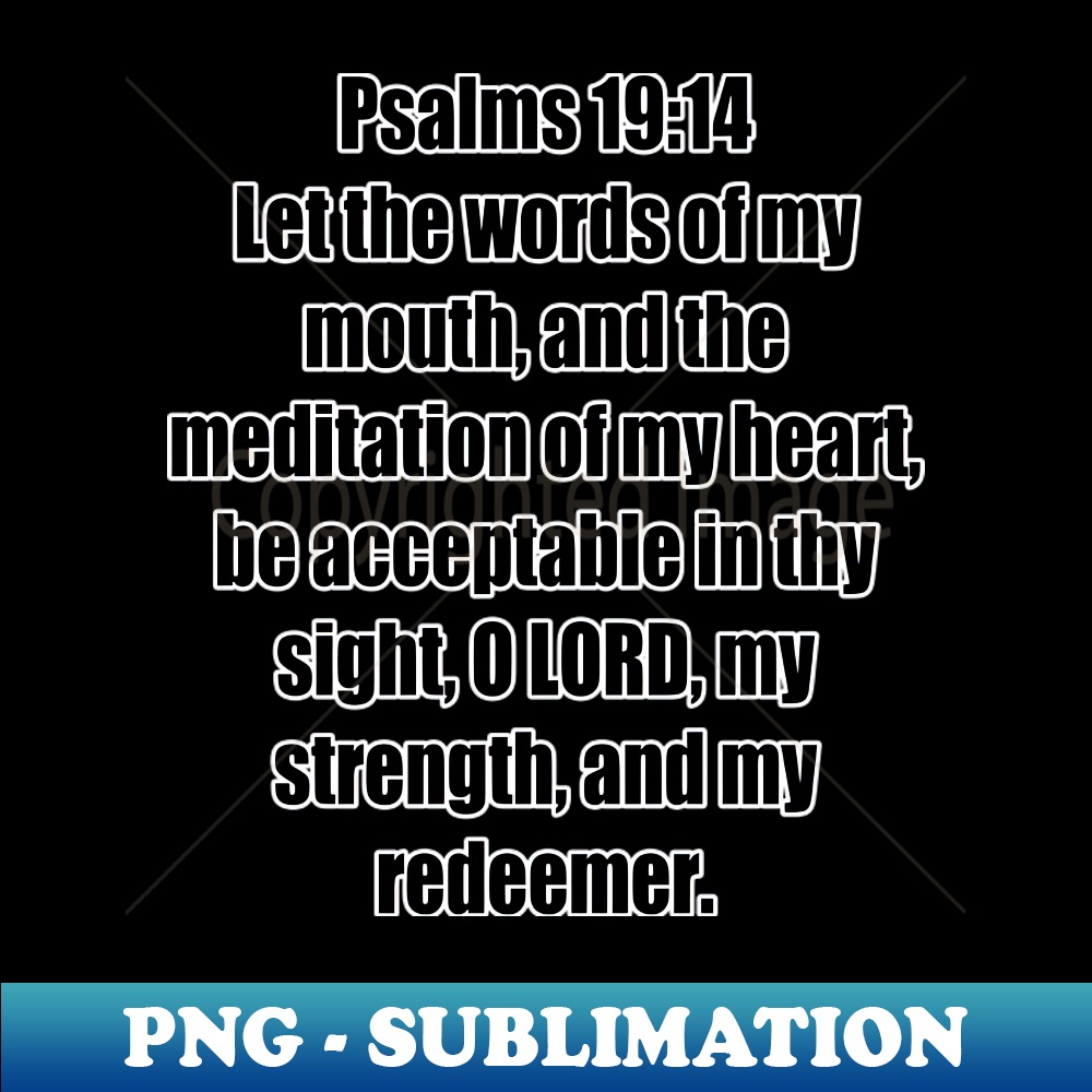 Psalm 1914 King James Version KJV Bible Verse Typography - E - Inspire ...