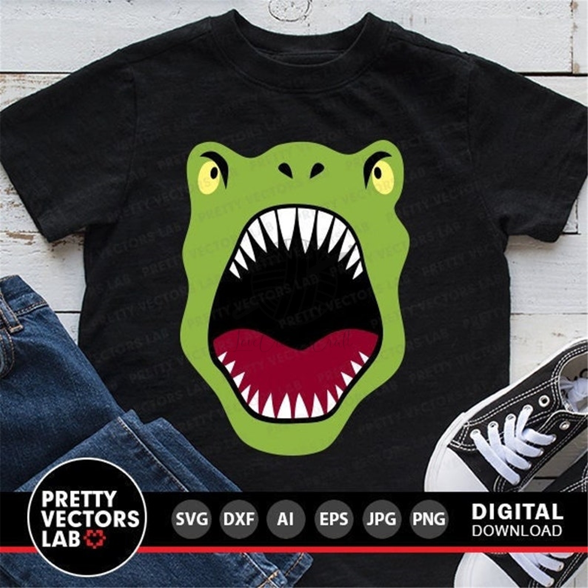 Dinosaur Svg, T-Rex Face Svg, Birthday Cut Files, Funny Hall | Inspire ...