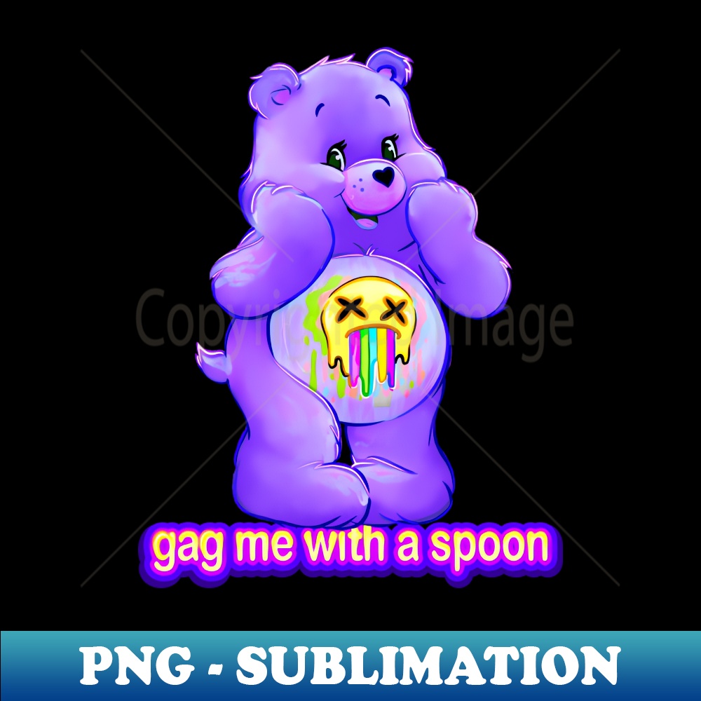 Barf Bear - PNG Transparent Sublimation Design - Capture Ima | Inspire ...