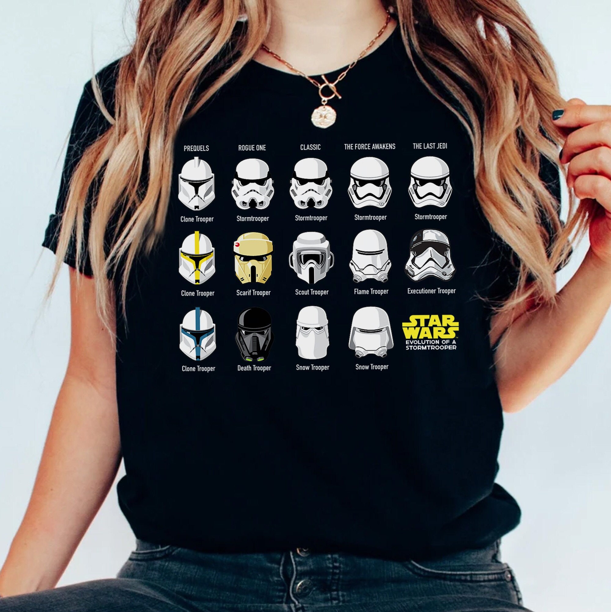 Star Wars Saga Guide Evolution of a Stormtrooper Shirt, Gala | Inspire ...