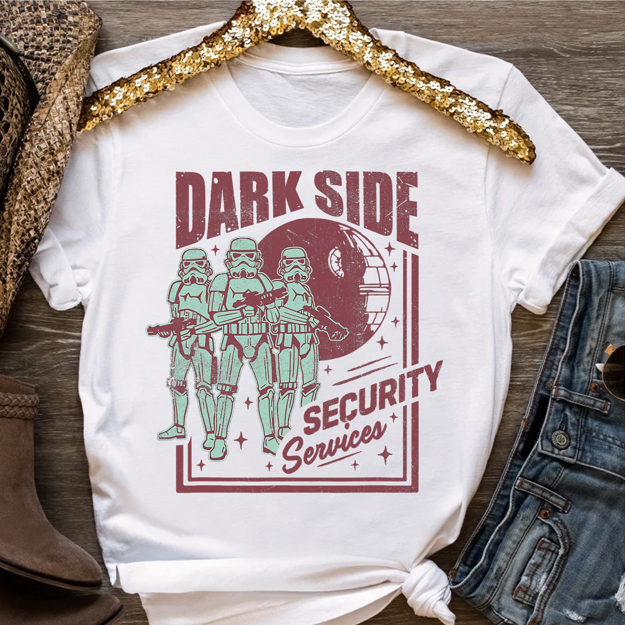 Star Wars Stormtrooper Dark Side Security Services Vintage S | Inspire ...