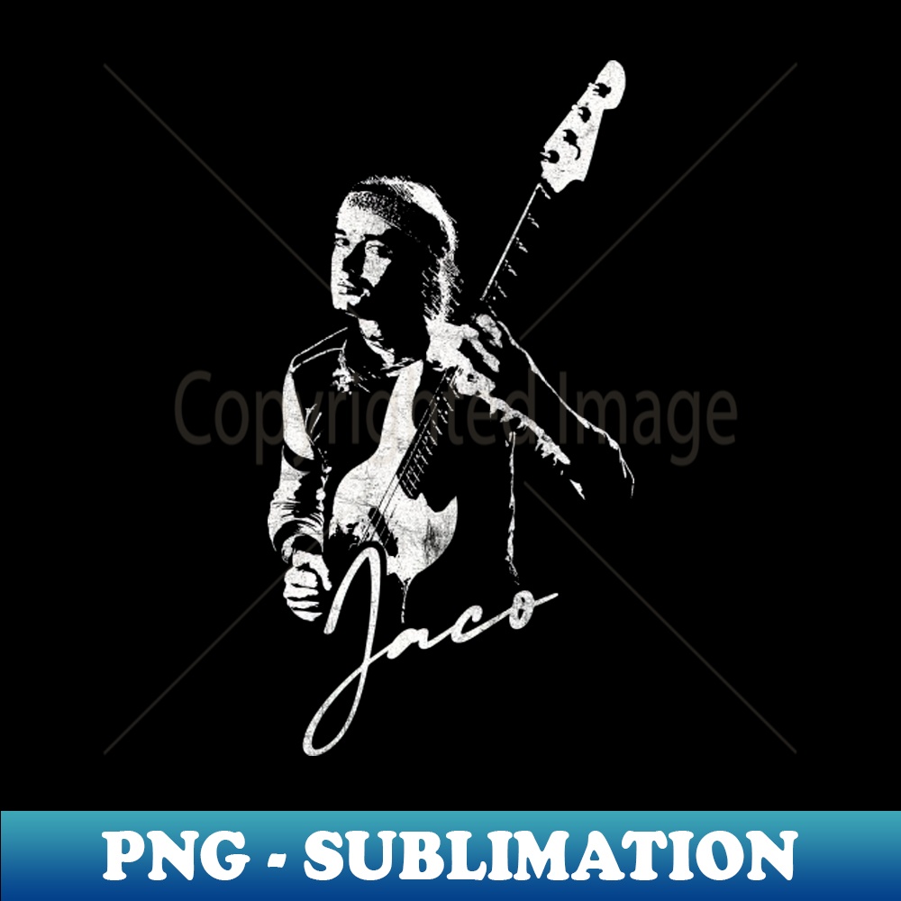 Jaco Pastorius Vintage Style Fan Artwork - Modern Sublimati - Inspire ...