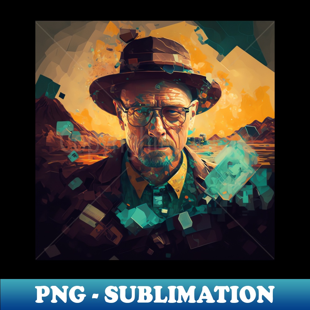 Illustration of Walter White - Vintage Sublimation PNG Downl | Inspire ...