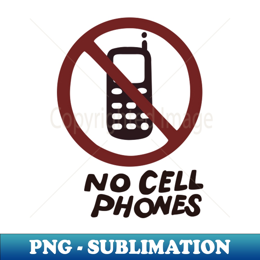 No Cell Phones - PNG Transparent Digital Download File for S | Inspire ...