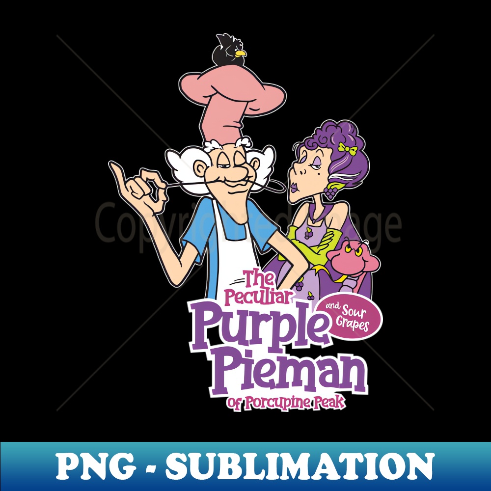 The Peculiar Purple Pie Man - Exclusive Sublimation Digital | Inspire ...