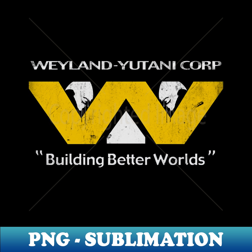 Weyland Yutani Corp Aliens Vintage Retro - Signature Sublima | Inspire ...