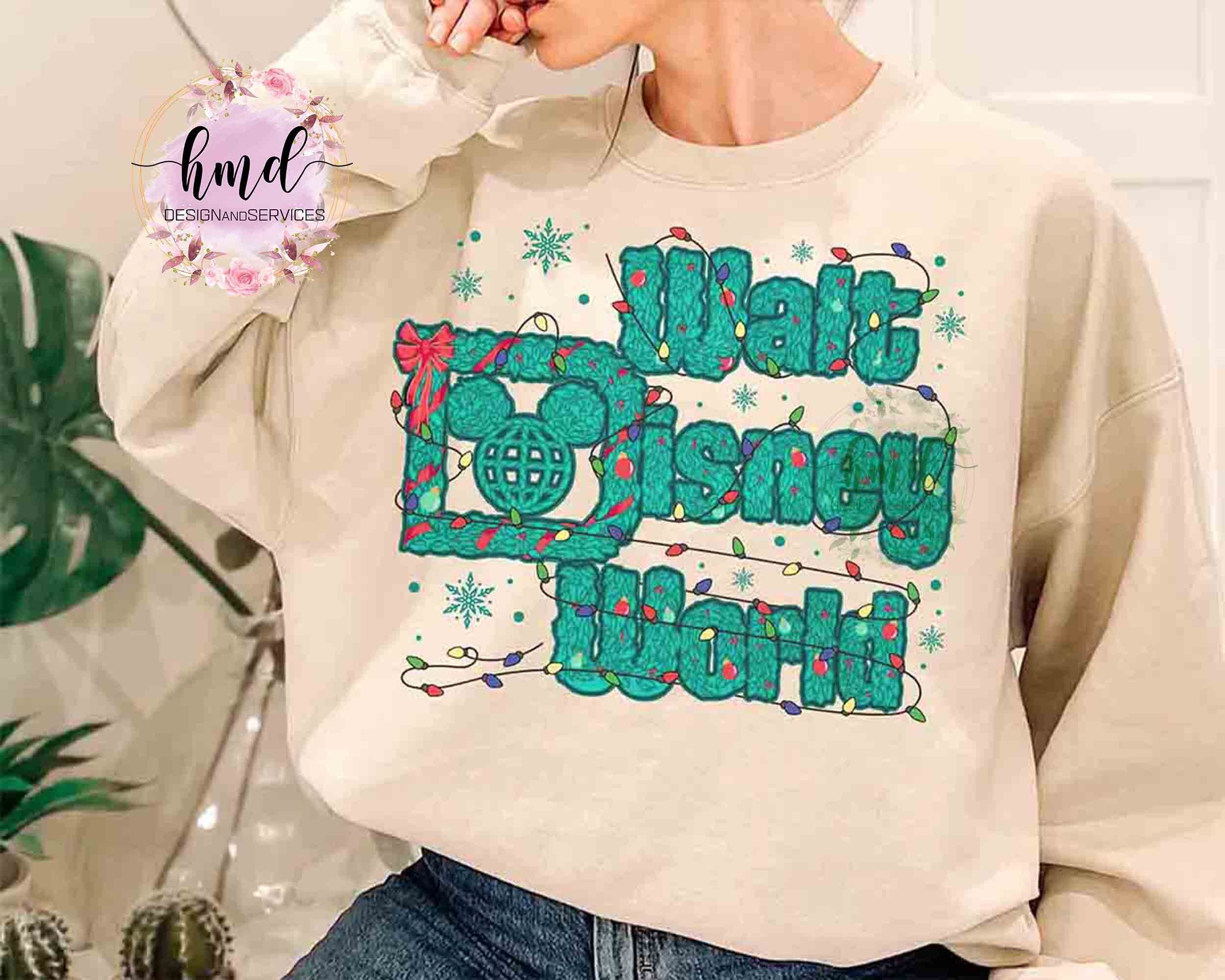 Walt Disney World Happiest Place on Earth Christmas Light T- | Inspire ...