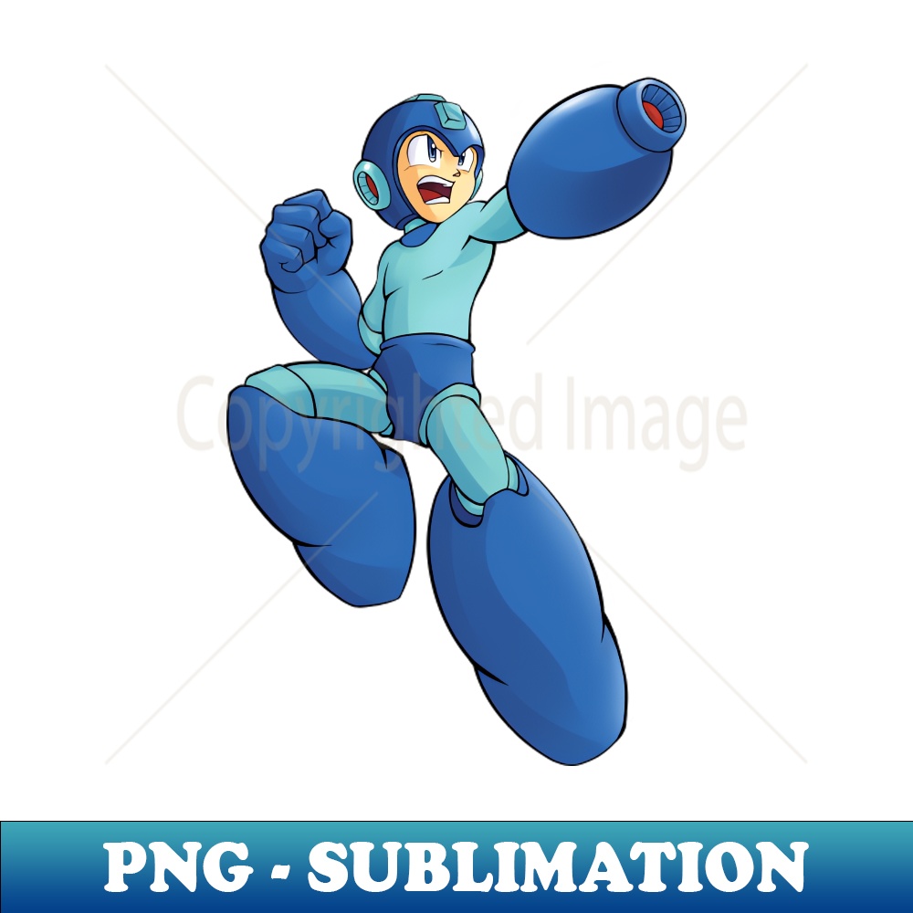 Mega Man - PNG Transparent Digital Download File for Sublima | Inspire ...