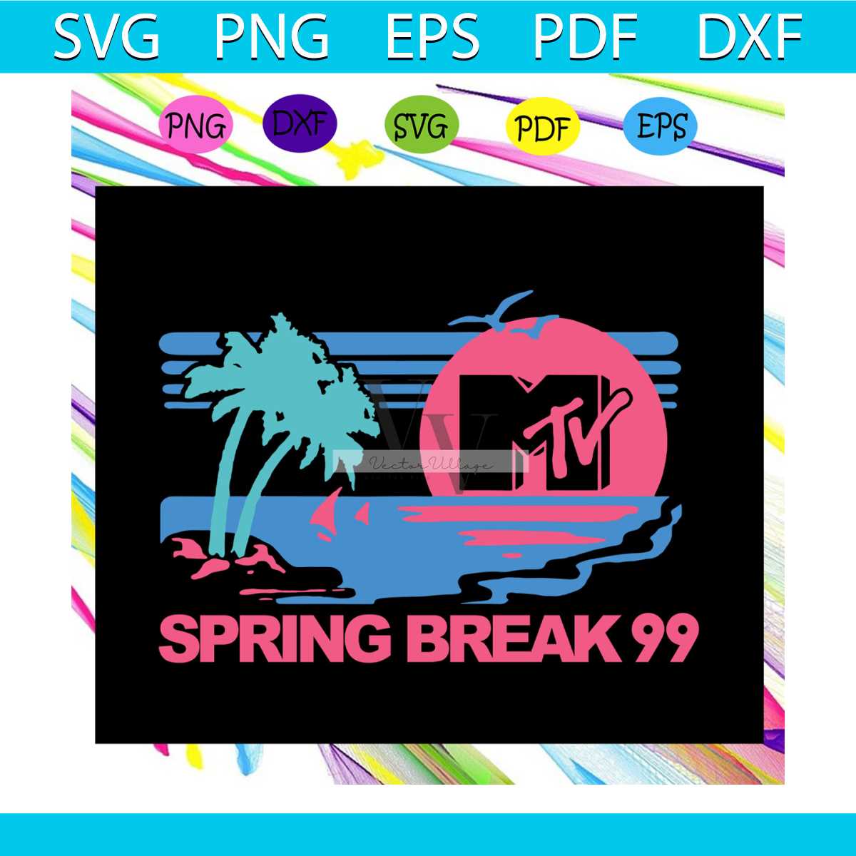 Mtv spring break 99,MTV Pastel Colors Beach Spring Break Log | Inspire ...