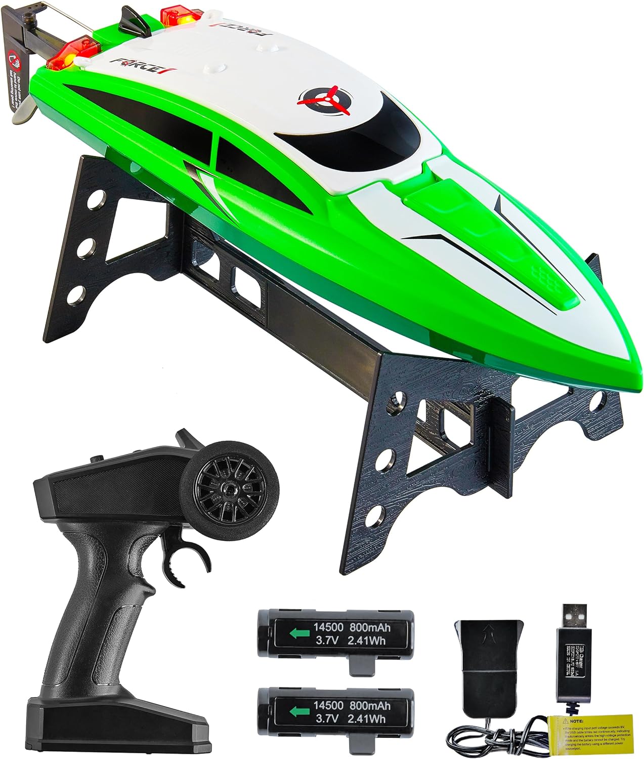 Force1 Velocity H102 RC Boat - Green | Inspire Uplift