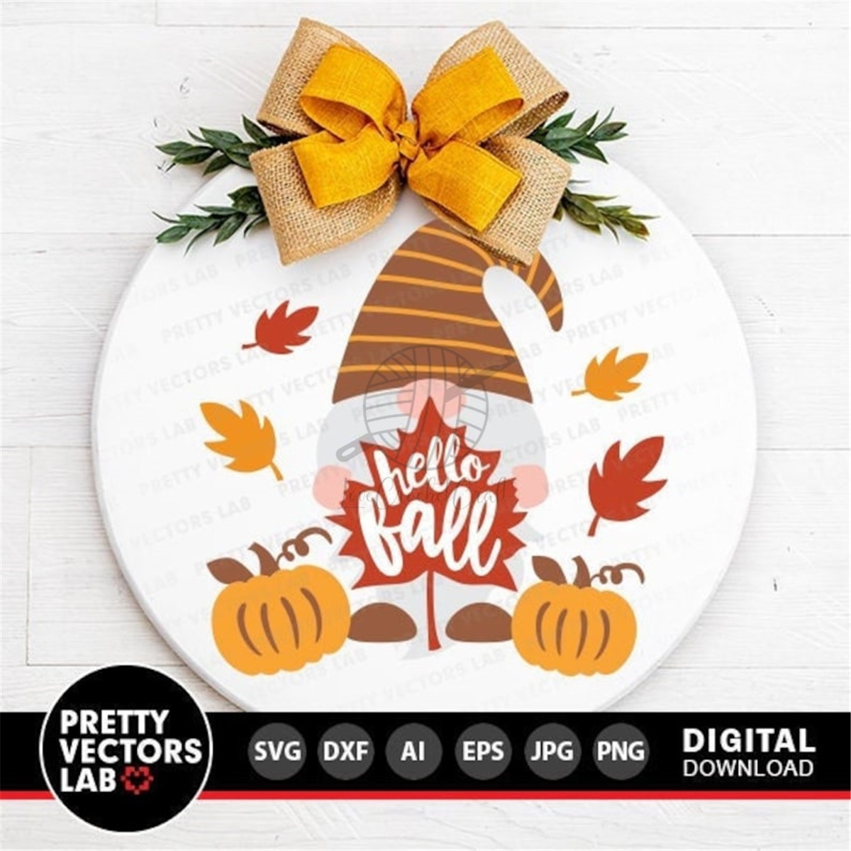 Fall Gnome Svg, Hello Fall Svg, Gnome Door Sign Svg, Farmhou | Inspire ...