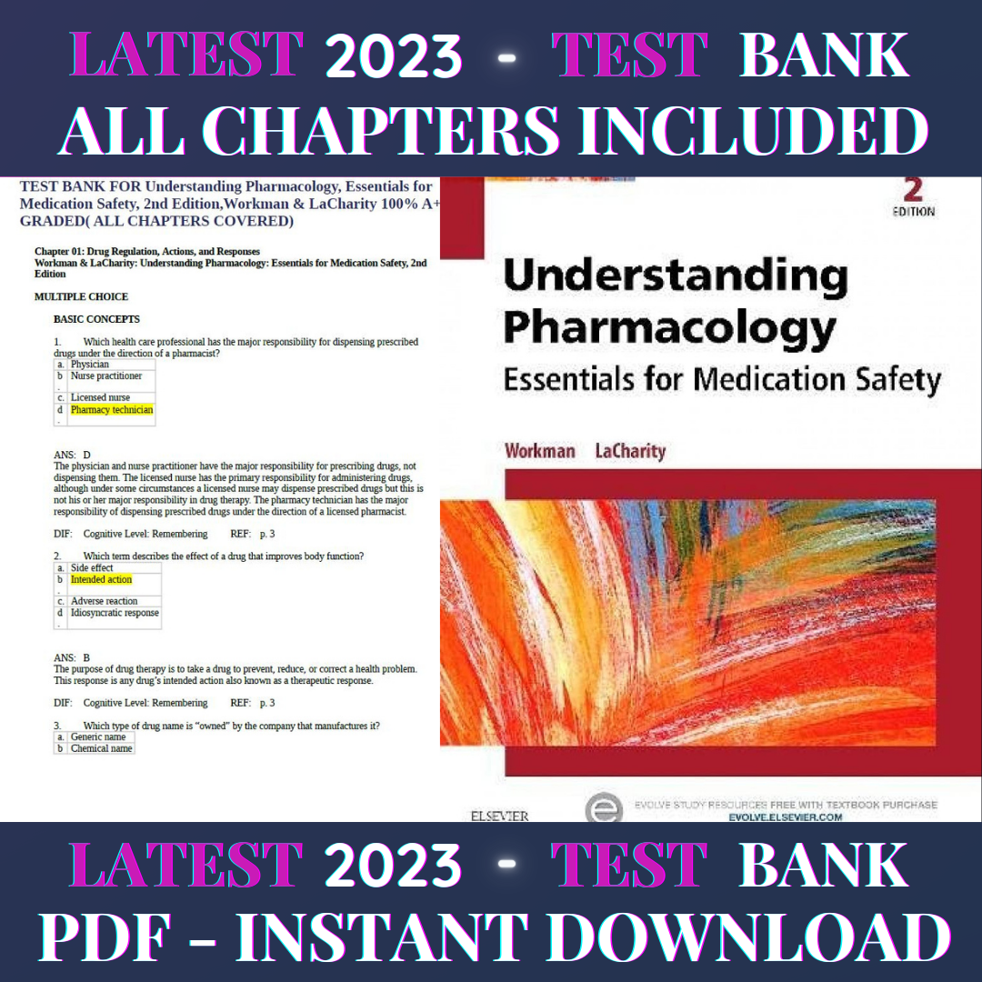 Latest 2023 Understanding Pharmacology 2nd Edition by M. Lin - Inspire ...