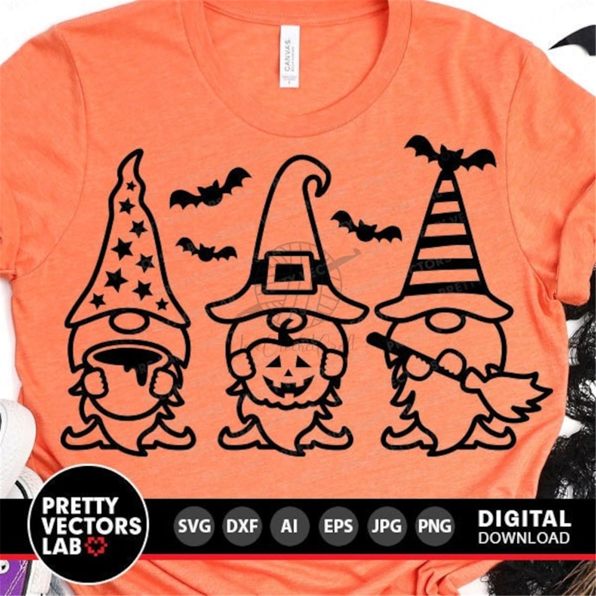 Halloween Gnomes Svg, Halloween Svg, Fall Cut Files, Autumn | Inspire ...