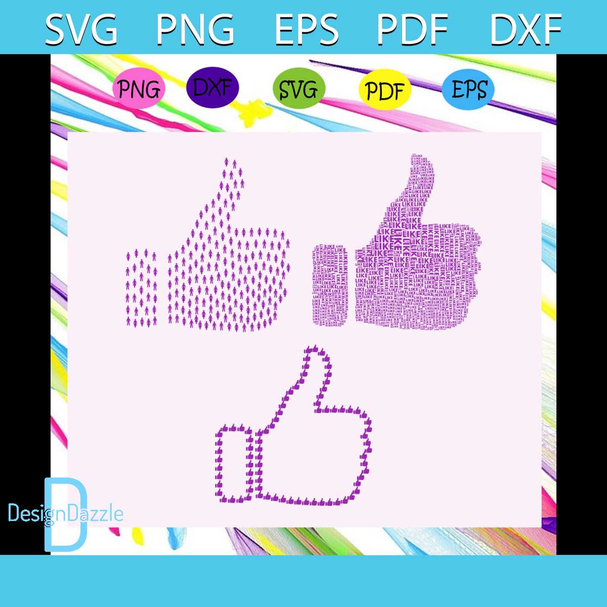Thumbs up bundle svg, like svg, thumb up svg, thumbs up sign | Inspire ...