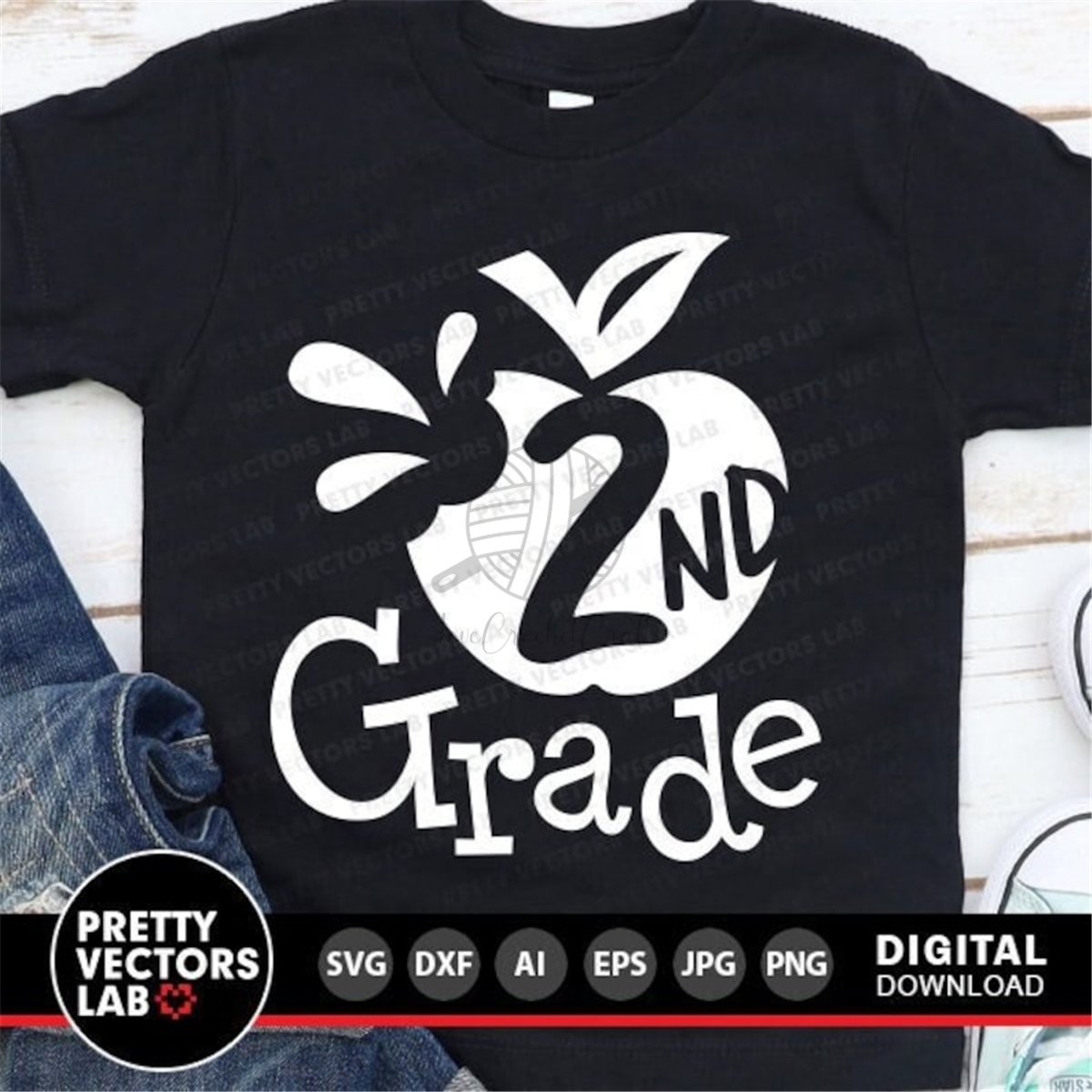 Second Grade Svg, Back To School Svg, 2nd Grade Svg, Dxf, Ep | Inspire ...