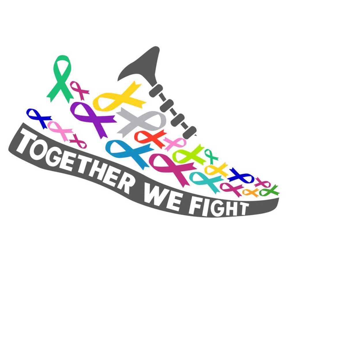 Cancer Ribbons SVG Multiple Colors All Cancers - Breast Canc | Inspire ...