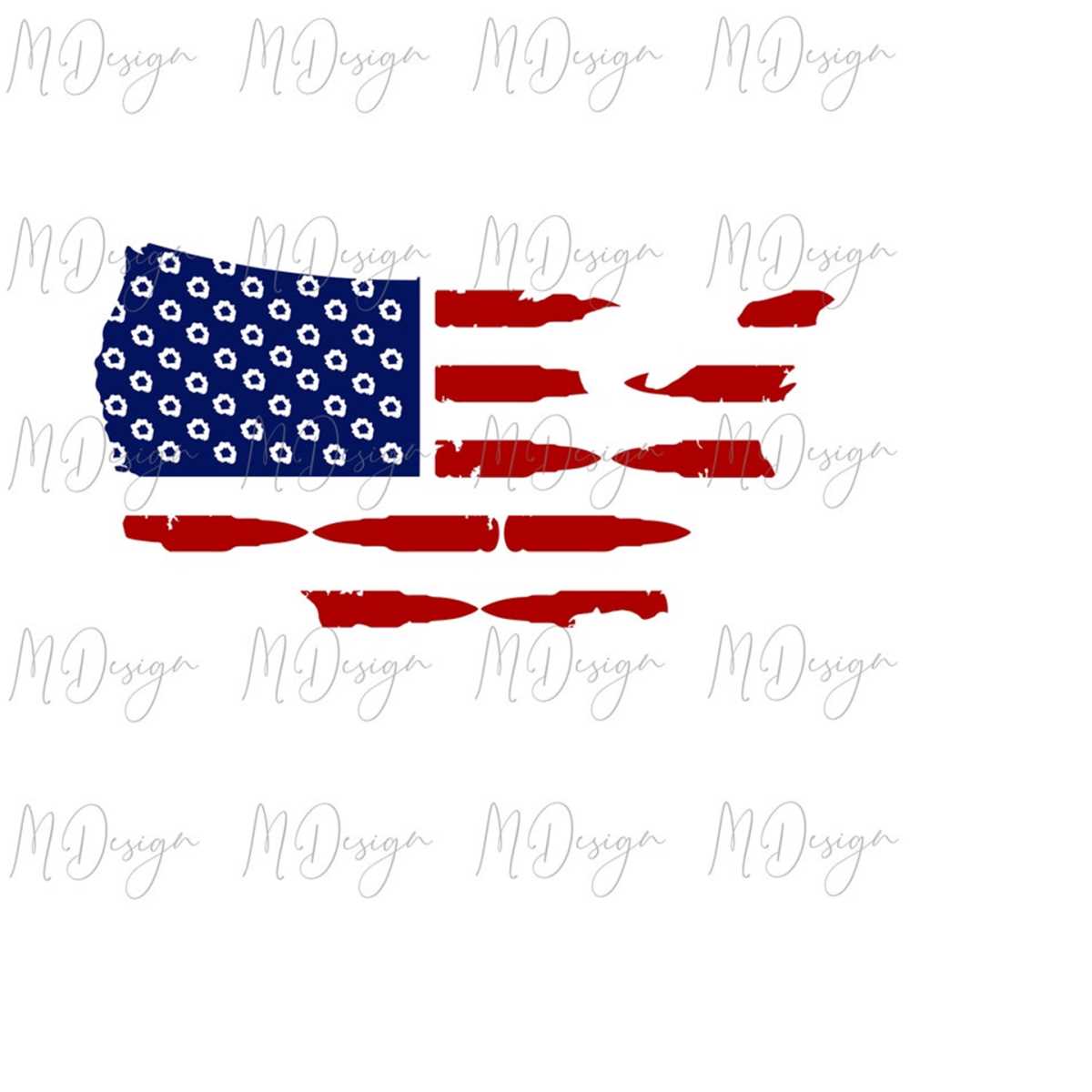 American Flag Map with Bullets SVG Design Cutting File for C | Inspire ...