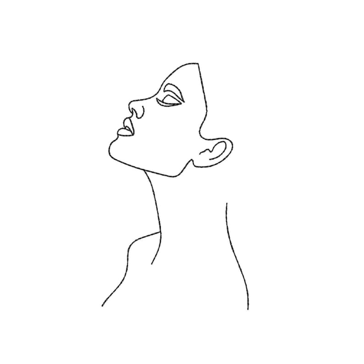 Woman Embroidery Design, One Line Art Embroidery Design, 5 s | Inspire ...