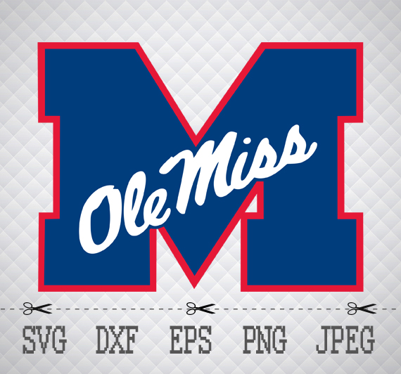 Ole Miss rebels Logo SVG,PNG,EPS Cameo Cricut Design Templat | Inspire ...